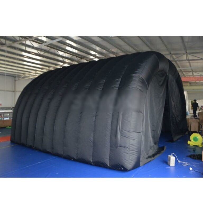 Commercial Black Inflatable Event Tent With Curtain For Outdoor ...