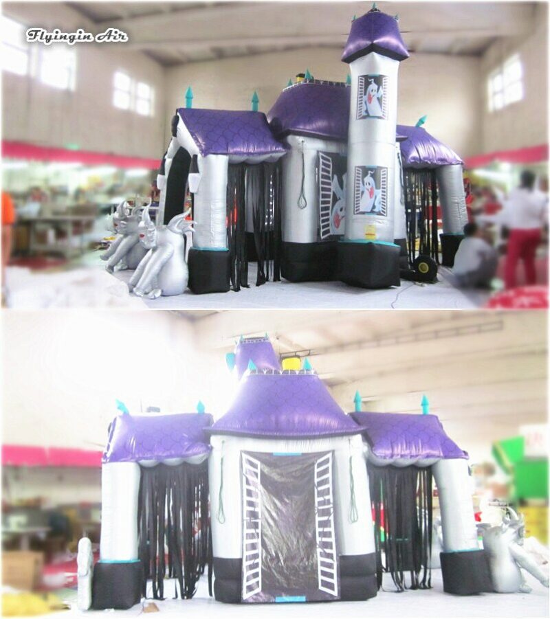 Giant Inflatable Haunted House 6mx4mx25m Halloween Ghost Castle ...