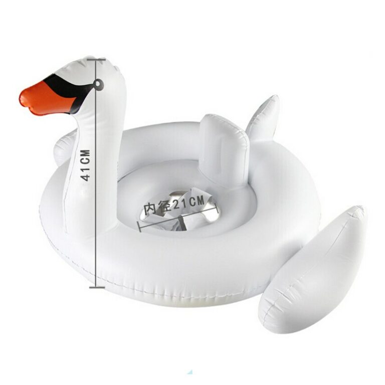 Giant Inflatable Swan Pool Float Adult Swimming Ring Baby Safe Toy ...