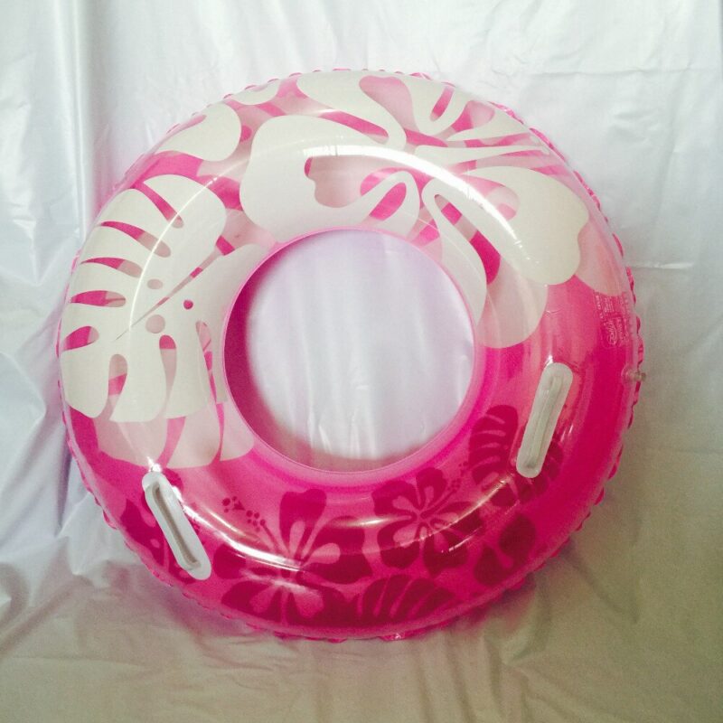 Thickened 90cm Inflatable Swim Ring With Handles Floating Buoy Air Pump - WeFlatables.com ...