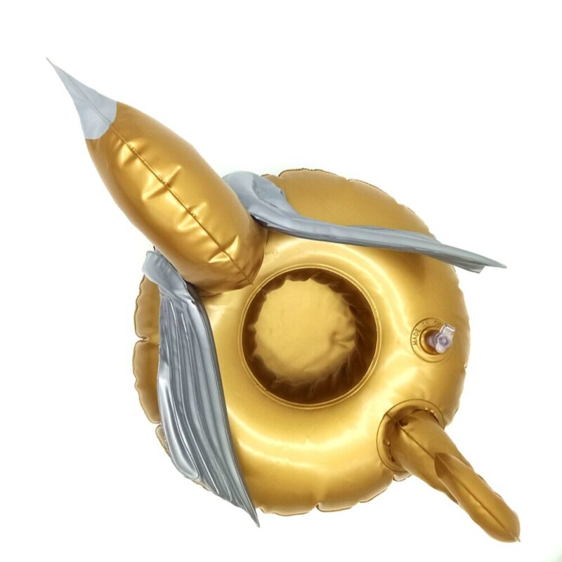 12pack Gold Unicorn Inflatable Pool Drink Floats Pegasus Cup Holders ...