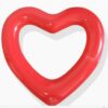 Heartshaped Adult Inflatable Swimming Ring Durable Lap Float Row ...