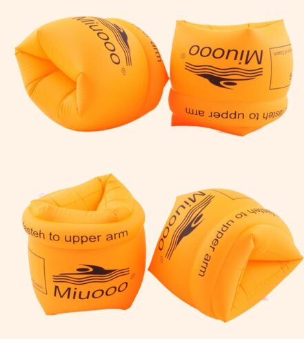 Adult Child Inflatable Swimming Arm Bands Floatation Sleeves Pair ...