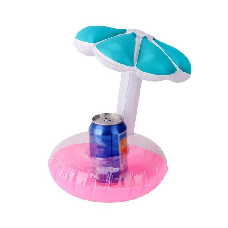 Mini Inflatable Pvc Drink Holder Floating Umbrella Pool Party Toy ...