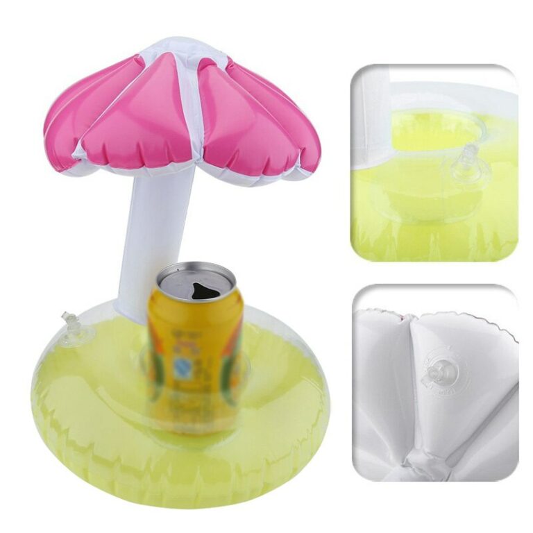 Mini Inflatable Pvc Drink Holder Floating Umbrella Pool Party Toy ...
