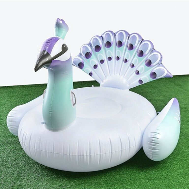 Peacock Inflatable Pool Float Ring Water Party Toy 150x130x130cm Size ...