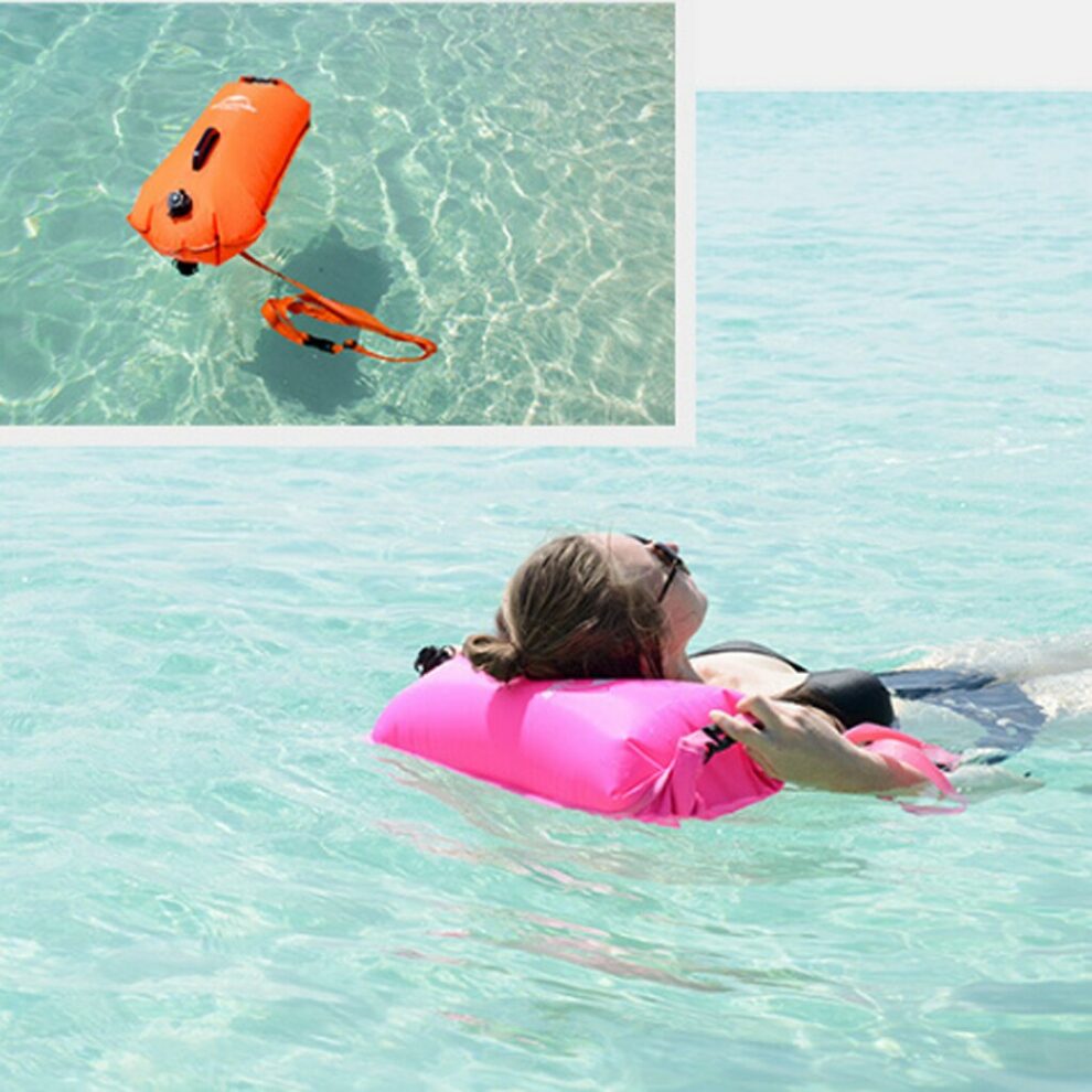 Hivis Waterproof Swim Buoy Open Water Safety Float Dry Bag 2 Colors ...