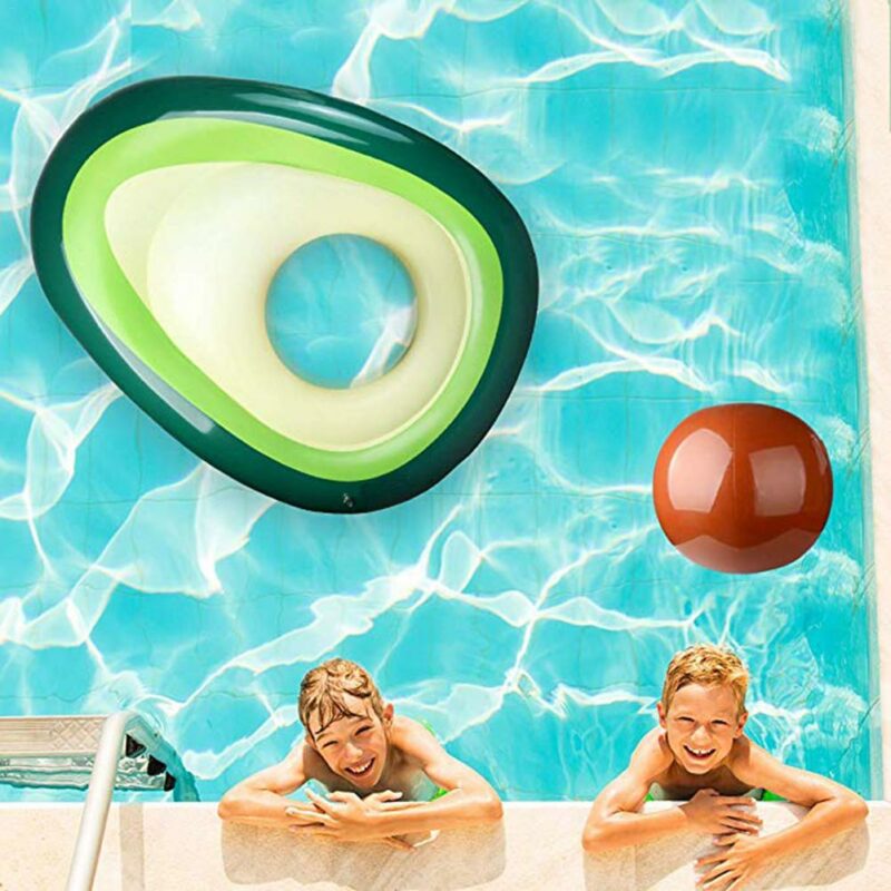 Giant Avocado Inflatable Pool Float Swimming Ring Summer Beach Toy For ...