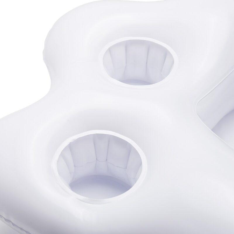 Rainbow Cloud Inflatable Pool Float With Drink Holder Party Ice Bar ...