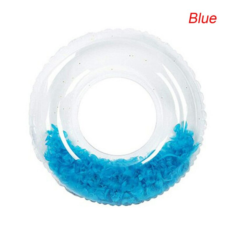 Feather Inflatable Swimming Ring Water Pool Float For Kids Adults ...