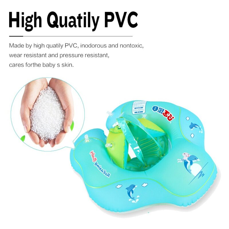 Baby Inflatable Swimming Float Ring Dual Raft Kids Pool Bathing ...