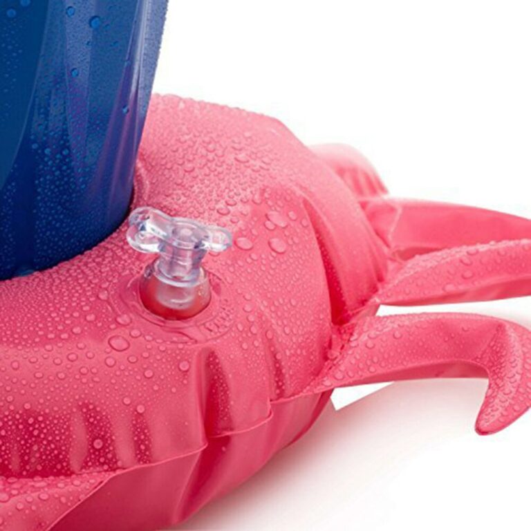 Mini Inflatable Crab Pool Drink Holder Baby Swim Ring Party Beverage ...