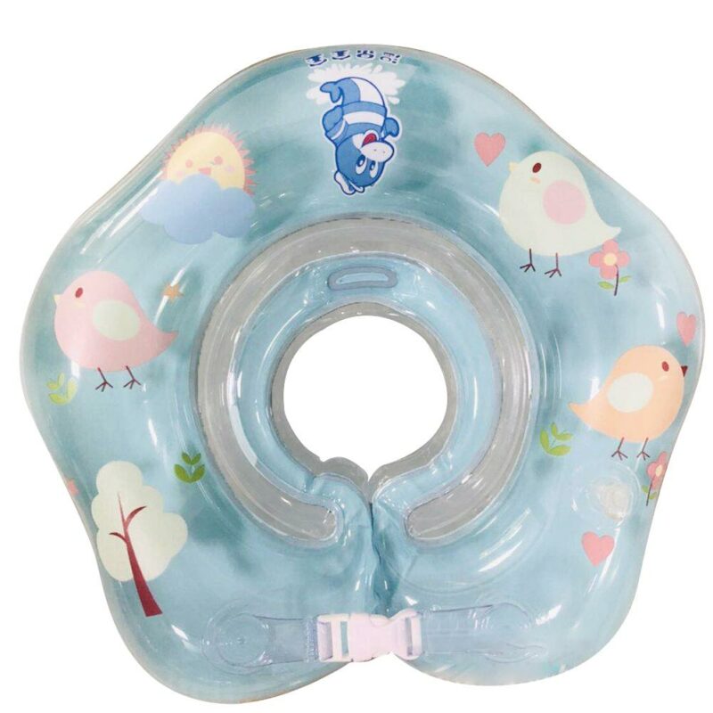 Newborn Safety Inflatable Pool Ring Baby Neck Swimming Spa Collar ...