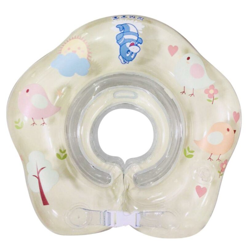 Newborn Safety Inflatable Pool Ring Baby Neck Swimming Spa Collar ...