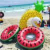 Adult Watermelon Inflatable Swim Ring Pvc Durable Summer Pool Float ...