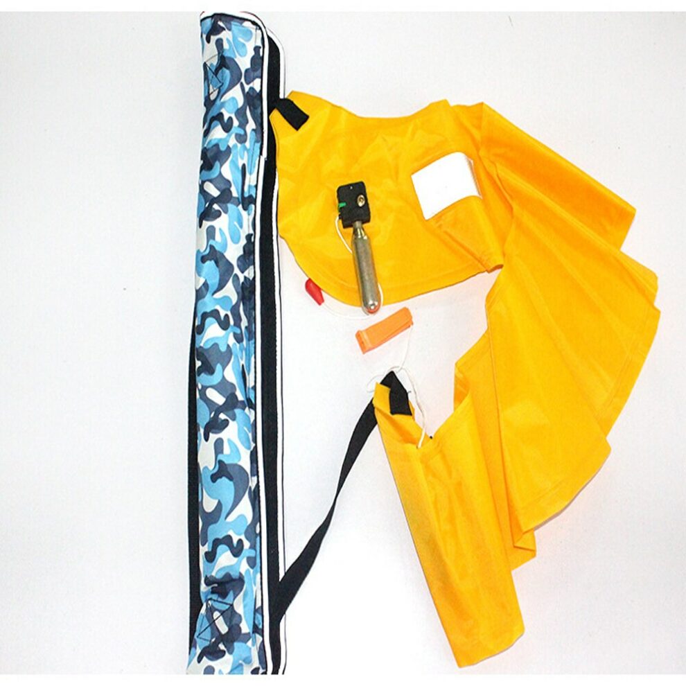 Outdoor Autoinflatable Life Jacket Swim Ring For Fishing Boating ...