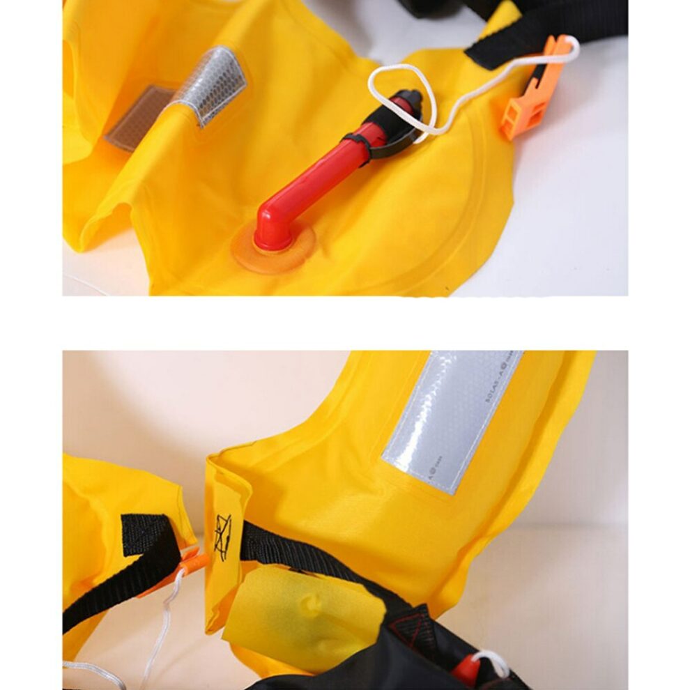 Outdoor Autoinflatable Life Jacket Swim Ring For Fishing Boating ...