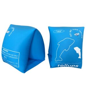 Adult Childrens Double Airbag Inflatable Swimming Arm Bands Floaters ...