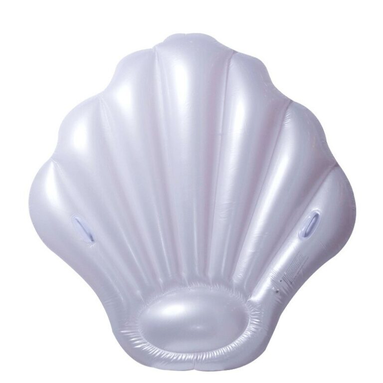 Giant Pearl White Shell Inflatable Pool Float 150cm For Adults Children ...