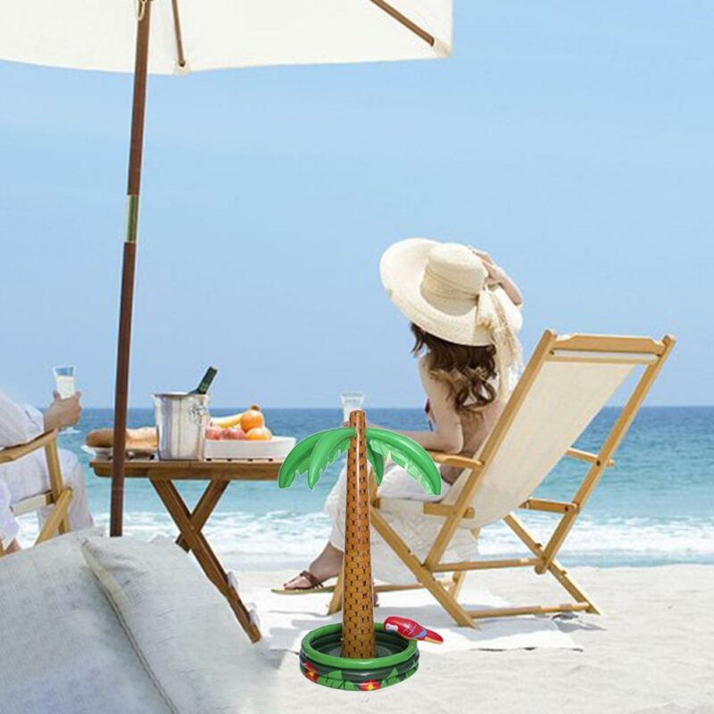 Hawaii Inflatable 180cm Palm Tree Drinks Cooler For Party Decorations ...