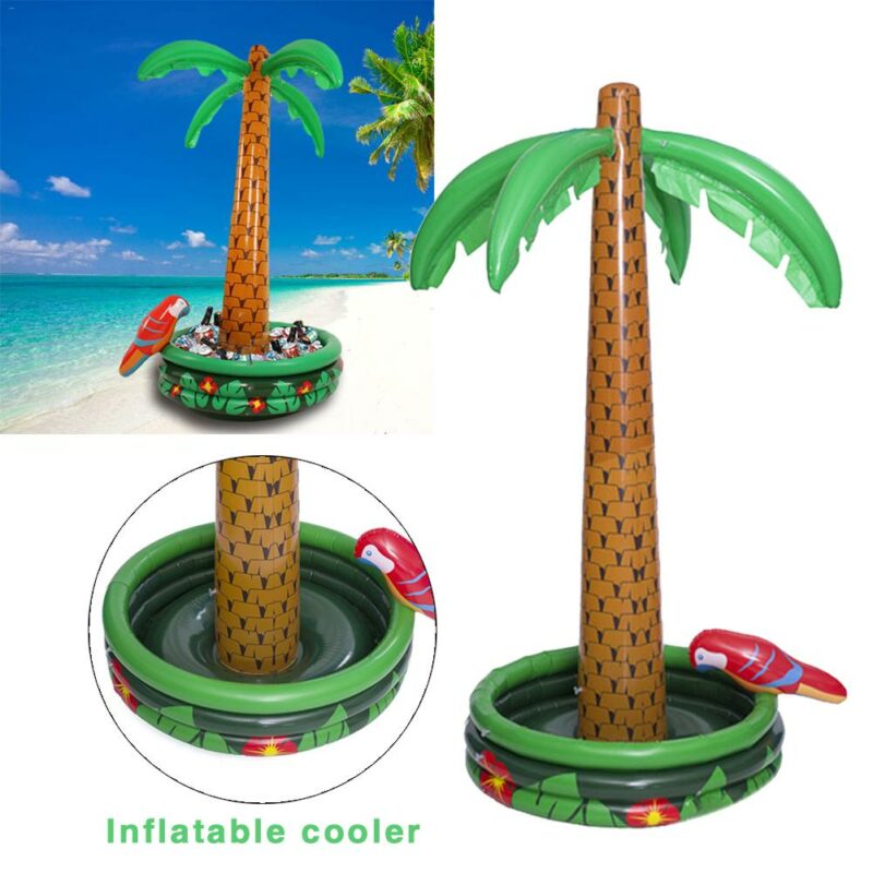 Hawaii Inflatable 180cm Palm Tree Drinks Cooler For Party Decorations ...