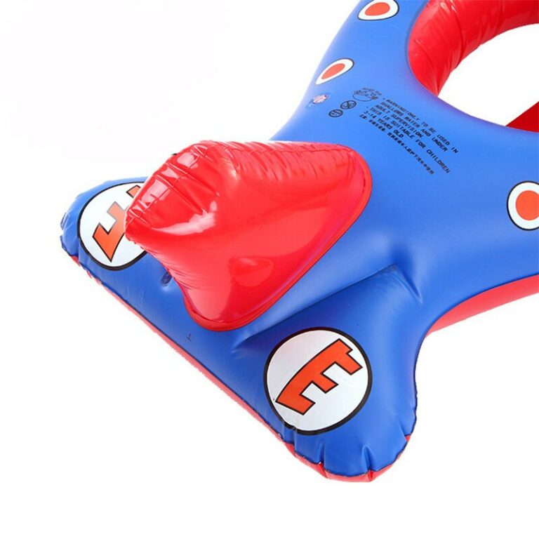 Kids Inflatable Boat Float With Steering Wheel Thickened Large Swim ...