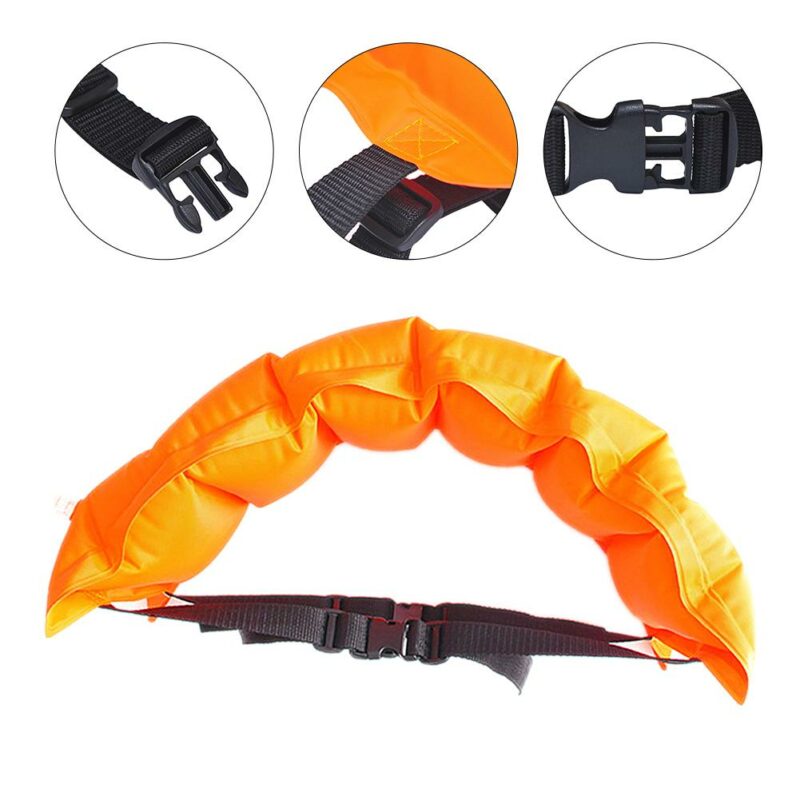 Adult Childrens Pvc Inflatable Swim Training Safety Floating Belt ...
