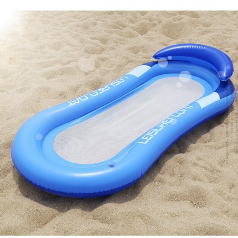 Adult Inflatable Pool Float With Detachable Canopy Beach Water Hammock ...