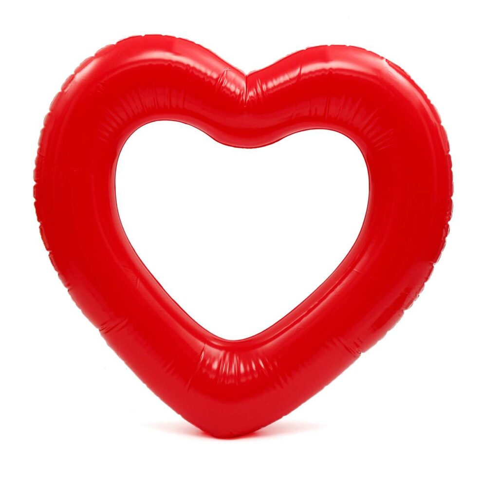 Heartshaped Inflatable Pool Float For Kids Adults Beach Party Swim Ring ...