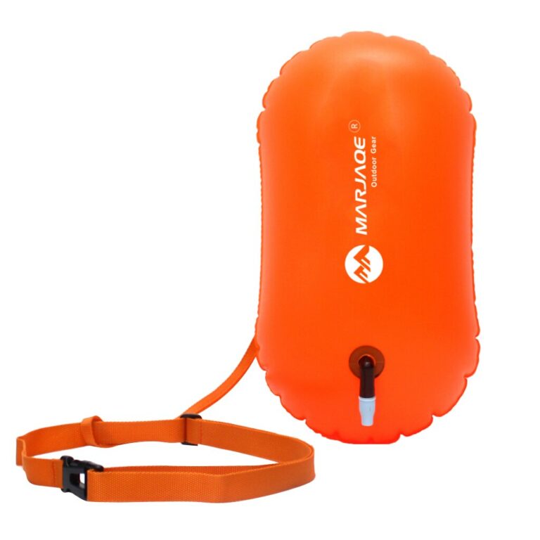 Orange Inflated Buoy Flotation Device For Pool Open Sea Safety ...