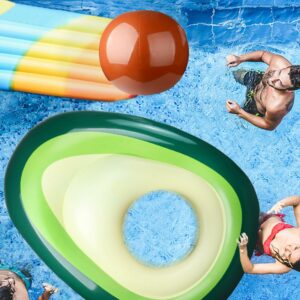 Adult Giant Inflatable Avocado Pool Float Tube 160x125cm Swim Ring Toy - WeFlatables.com ...