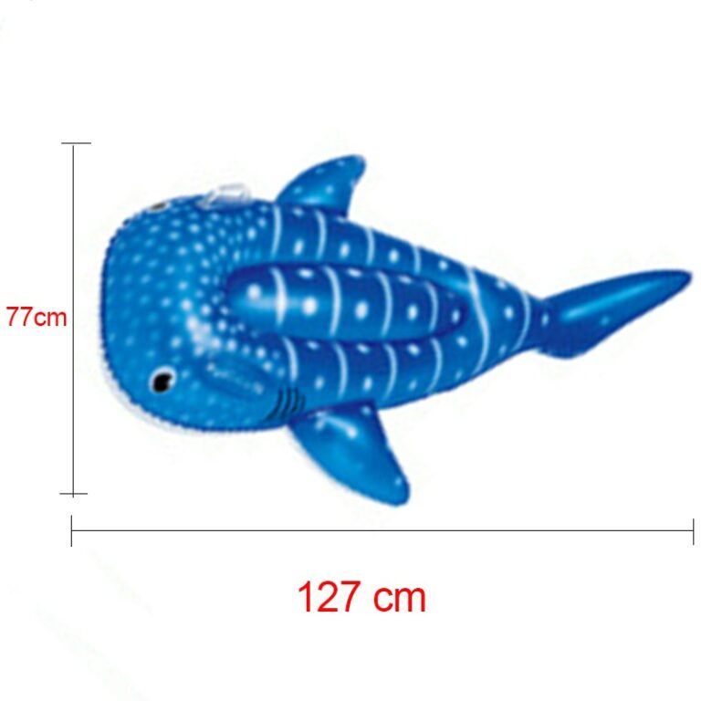 Whale Shark Inflatable Kids Pool Float With Safety Handle Swim ...