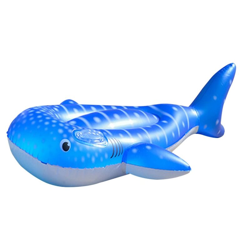 Whale Shark Inflatable Kids Pool Float With Safety Handle Swim ...