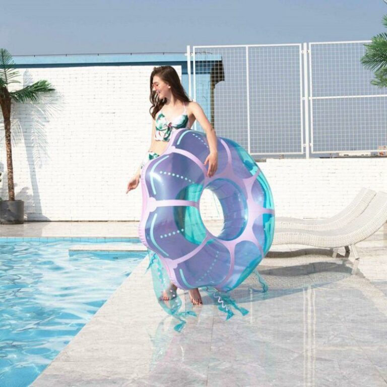 Adult Jellyfish Inflatable Swim Ring Funny Pool Float Water Fun Mattress - WeFlatables.com ...