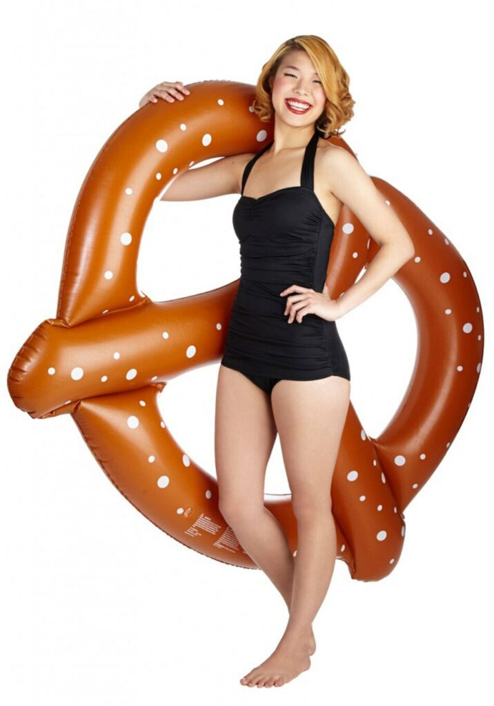 Large Flamingo Inflatable Pool Float Giant Pretzel Swim Toy Summer Party - WeFlatables.com ...