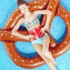 Large Flamingo Inflatable Pool Float Giant Pretzel Swim Toy Summer Party - WeFlatables.com ...