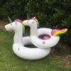 Large Inflatable Unicorn Pool Float Swimming Ring Party Game Toy ...