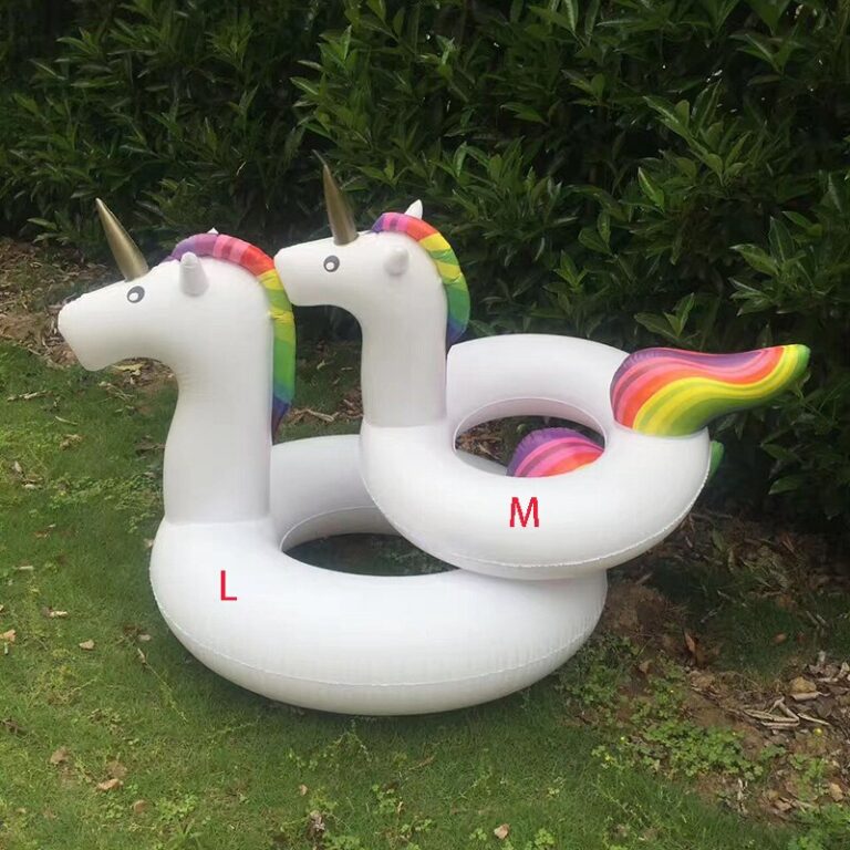 Large Inflatable Unicorn Pool Float Swimming Ring Party Game Toy ...