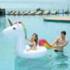 Large Inflatable Unicorn Pool Float Swimming Ring Party Game Toy - WeFlatables.com - Experience ...