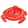 Red Crab Kids Inflatable Swimming Pool Float Seat Baby Water Ring ...