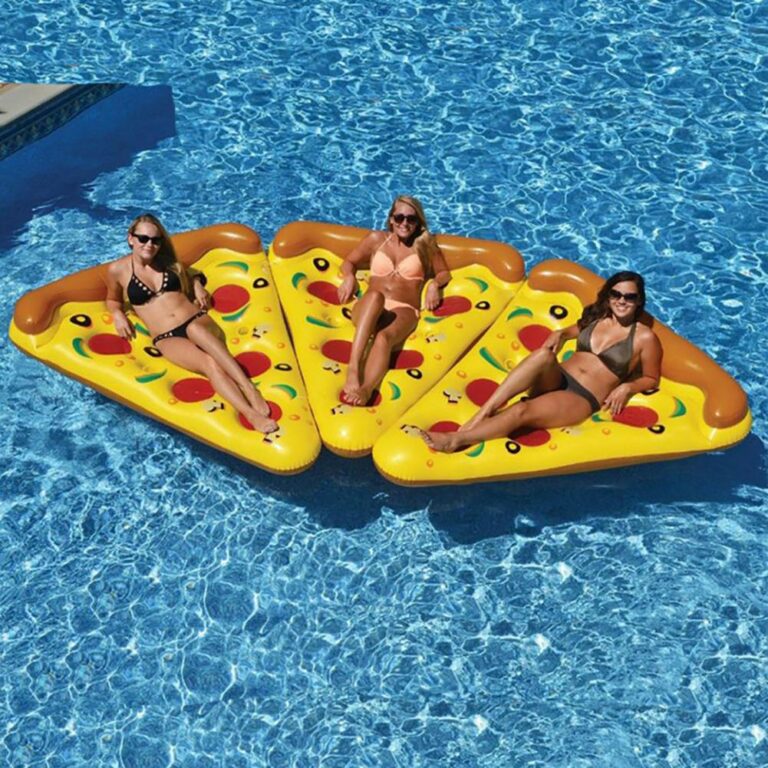 Flamingo Pizza Slice Inflatable Swimming Pool Float For Kids Adults - WeFlatables.com ...