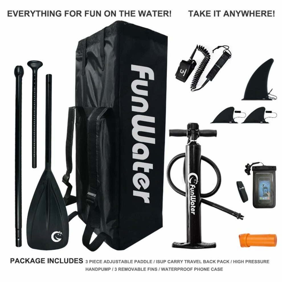 10 Stand Up Paddle Board Sup Kit Inflatable Kayak Surfboard With ...