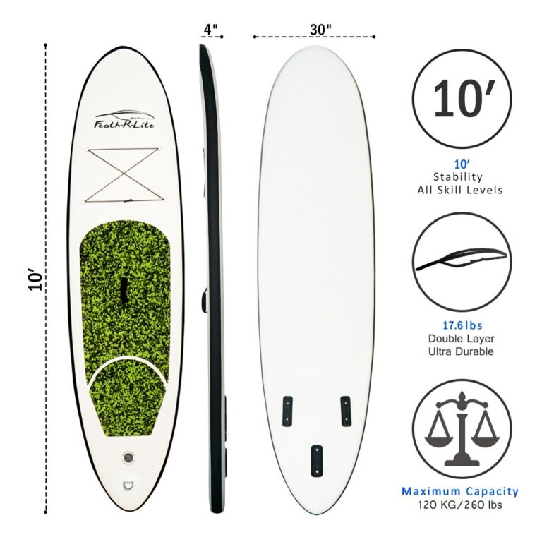 10 Stand Up Paddle Board Sup Kit Inflatable Kayak Surfboard With ...