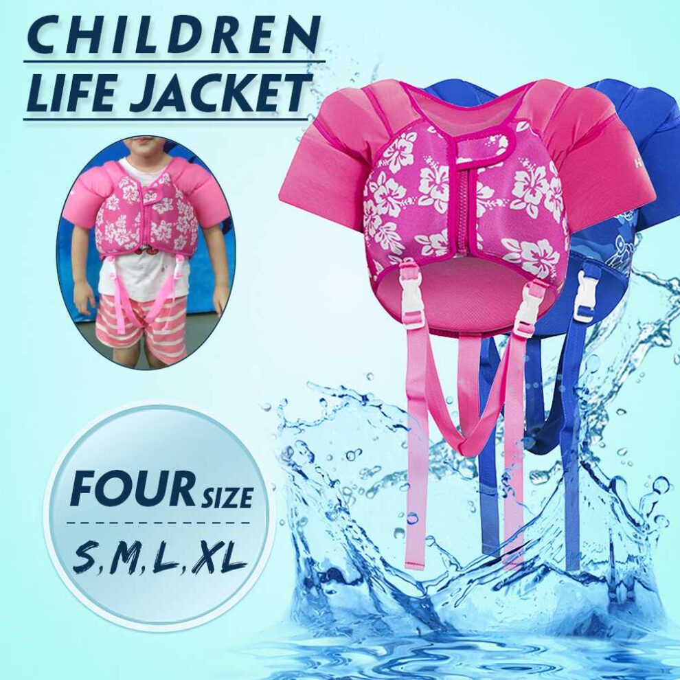 Kids Adjustable Buoyancy Life Jacket Safety Swimming Suit For Beginners ...