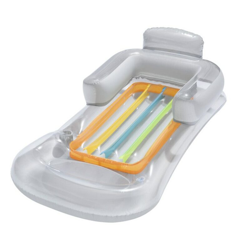 Deluxe Inflatable Pool Float Lounger 157x89cm Beach Air Mattress Water ...