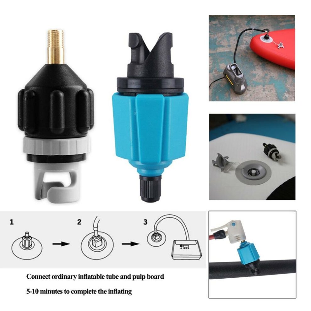 Stand Up Paddle Surfing Inflatable Kayak Boat Pump Air Adaptor ...