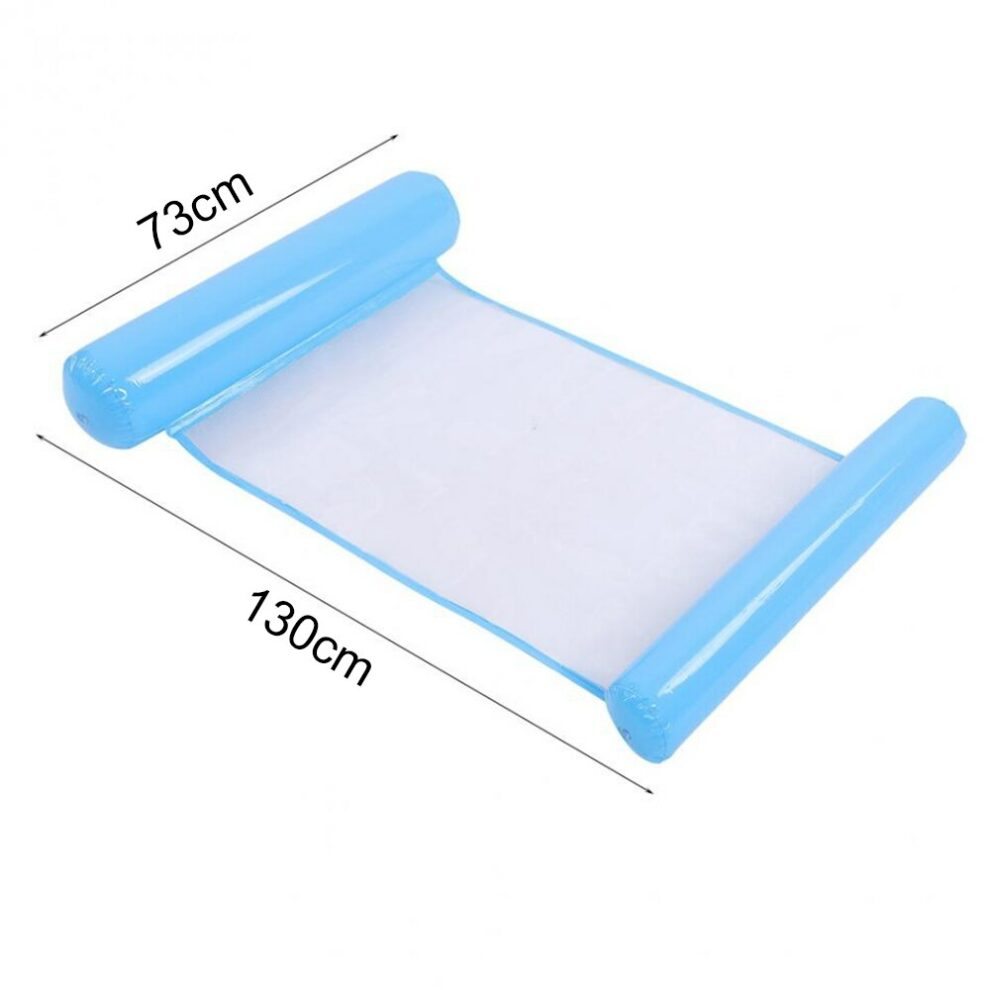 Adult Luxury Inflatable Water Lounge Floating Pool Bed Swimming Ring ...