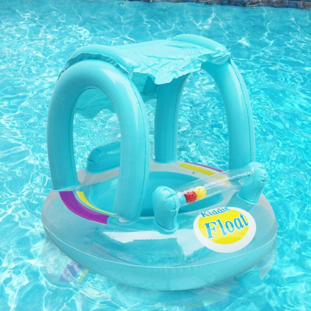 Adjustable Sunshade Baby Float Seat Safe Pvc Inflatable Kids Pool Toy ...