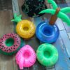 Mini Inflatable Pool Drink Holders Swim Ring Beverage Floats Party ...