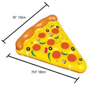 Adult Inflatable Pizza Slice Pool Float 180cm Water Party Toy Mattress ...